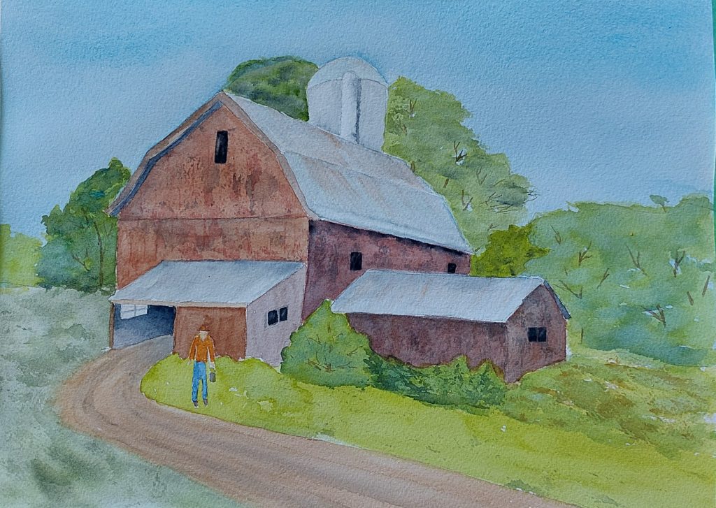Back to the Barn - $ - Pat Forrest - The Artful Painter